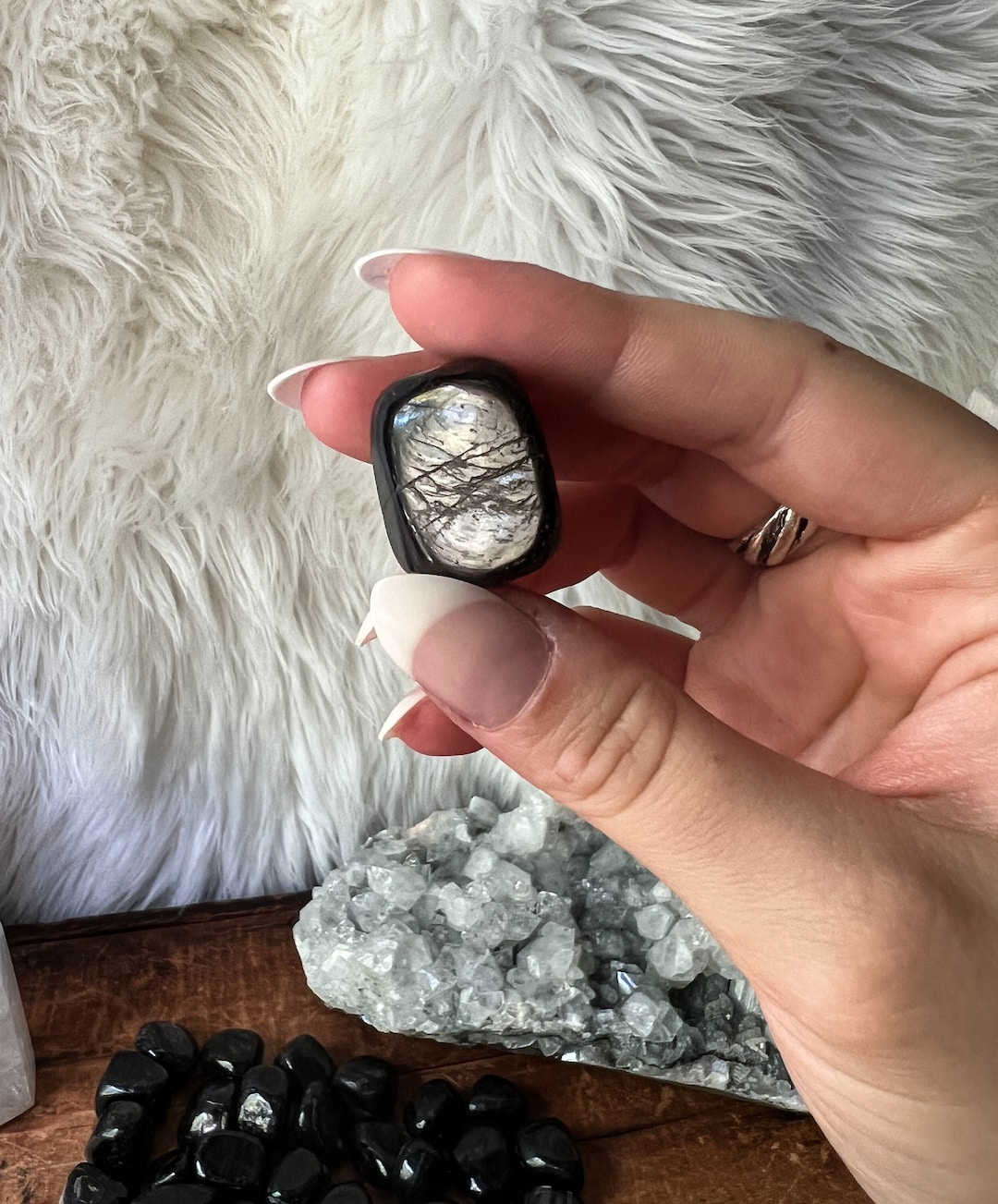 Hypersthene Tumbled Stone - Hypersthene Crystal - Pocket Crystals ...