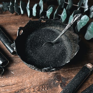 Bottled Black Sand - Altar - Witchy Decor - Ritual Tools - Meditation ...