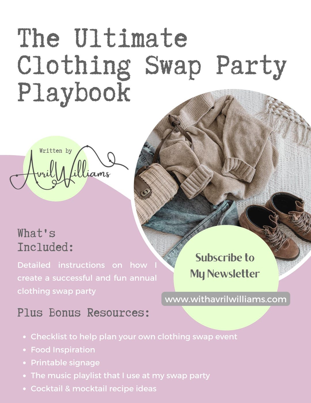 How to Host a Clothing Swap Ebook | Clothing Swap Hosting Guide ...