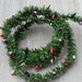 Miniature Christmas Garland Artificial Pine Wired Roping With - Etsy