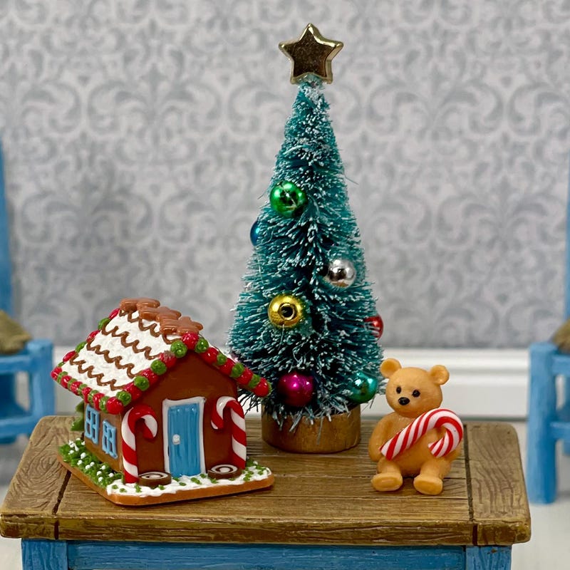 Gingerbread Table Top Tree - Etsy