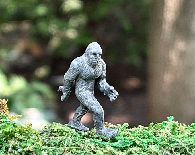 Micro Miniature Bigfoot Tiny Sasquatch Fairy Garden | Etsy