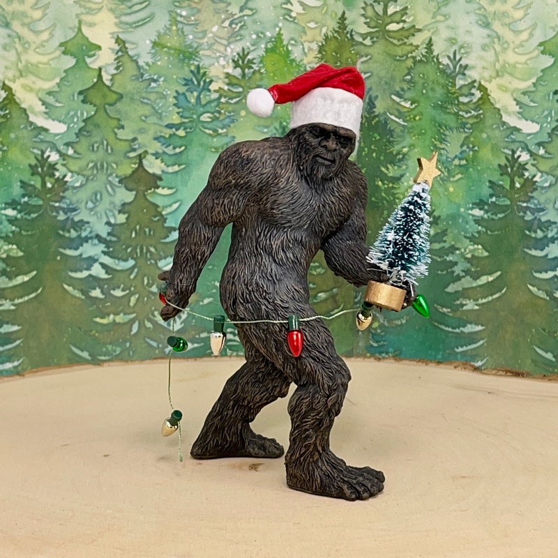 Tall Christmas Tree Statue - Etsy