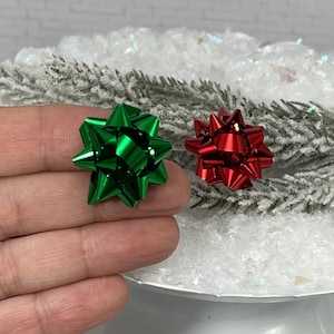 Miniature Bows, Mini Gift Bows, 1:6 Scale Dollhouse Miniatures, Mini ...