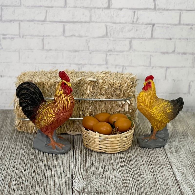 Miniature Roosters - Etsy
