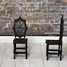 Miniature Halloween Spider Web Chair, Spooky Gothic Witch Haunted ...