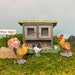 Miniature Chicken Coop Miniature Chickens Miniature Eggs - Etsy