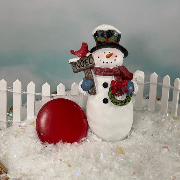 Miniature Snowman - Etsy