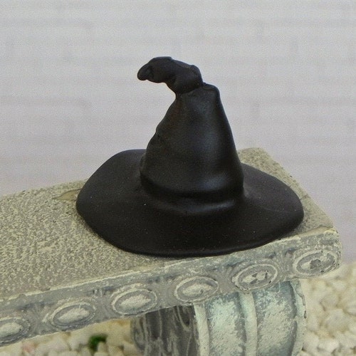 Miniature Witch Hat Mini Witch Hat Fairy Garden Accessories - Etsy