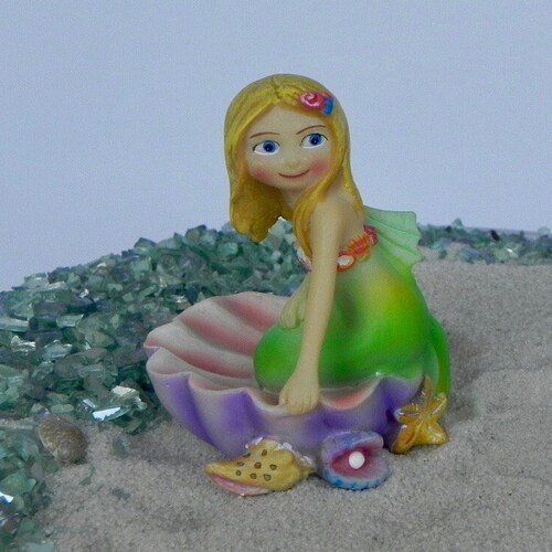 Miniature Mermaid Fairy Garden Accessory Miniature Palm - Etsy