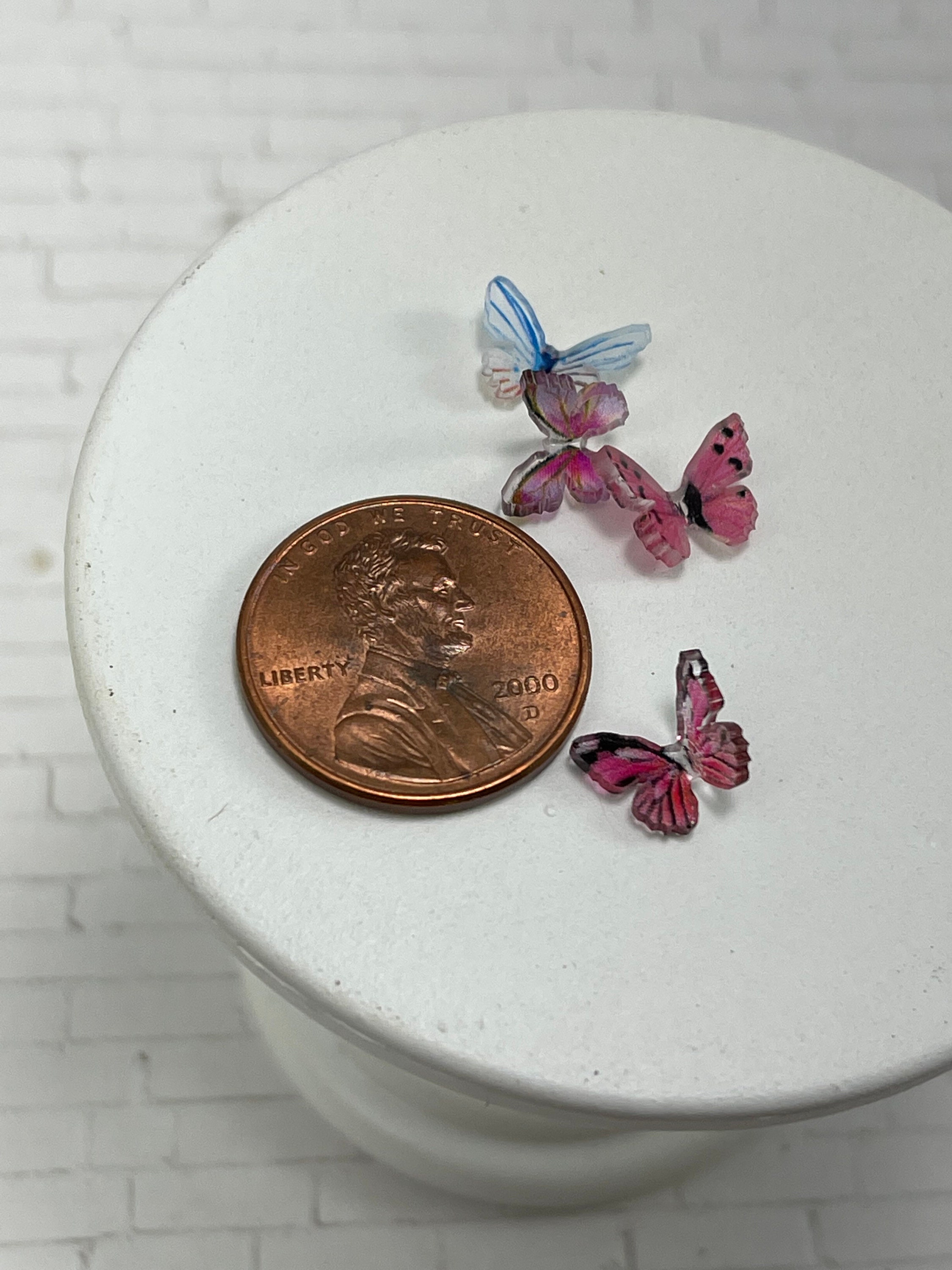 Micro Miniature Butterflies Kawaii Butterfly Tiny 8mm - Etsy UK