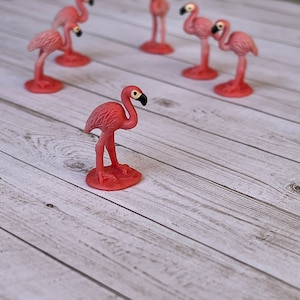 Miniature Flamingos, Miniature Flamingo, Tiny Animals Figurines, Craft ...
