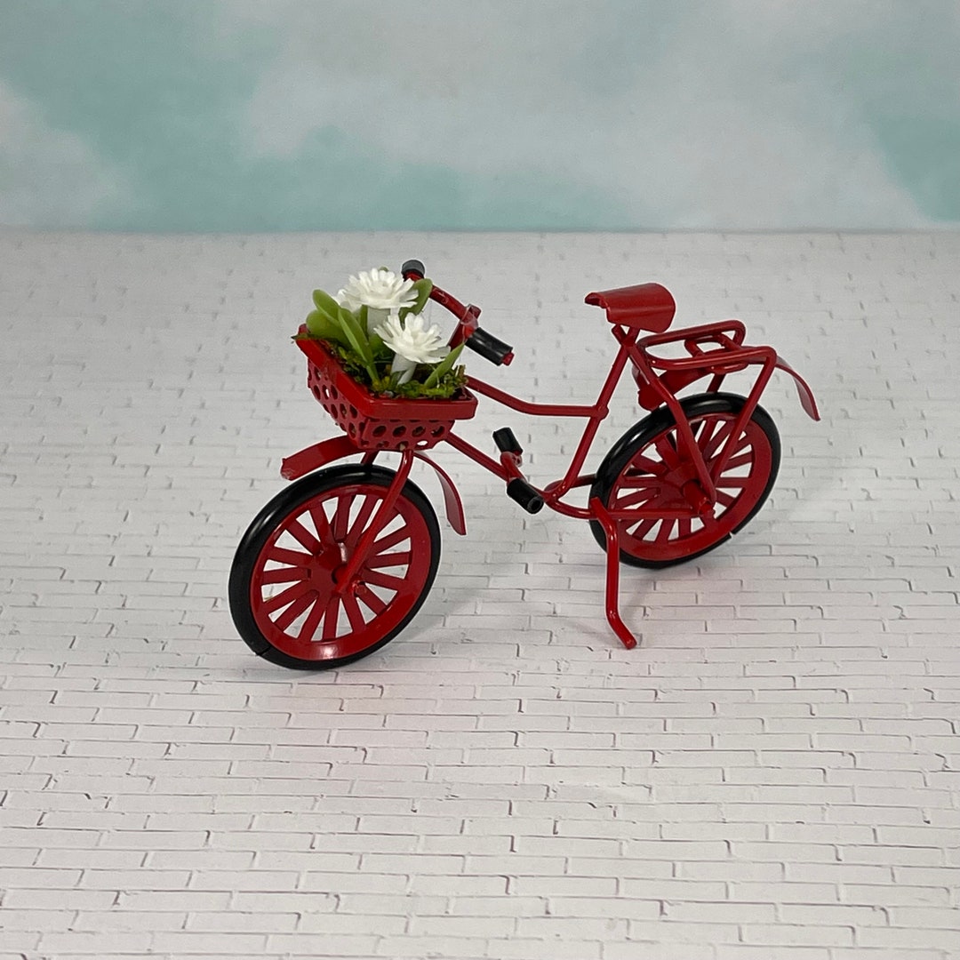 Miniature Bike Bicycle, Fairy Garden Bike, Fairy Garden Accessories ...