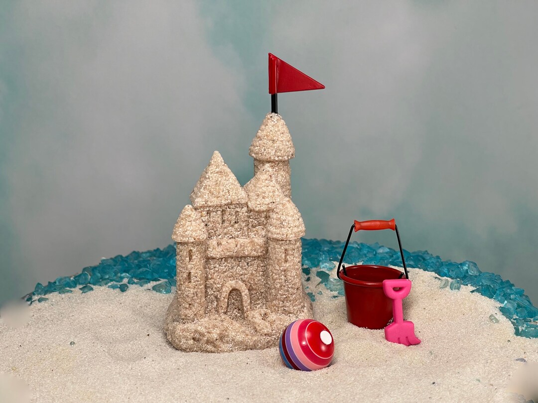 Miniature Sandcastle Miniature Beach Bucket Pail Miniature - Etsy
