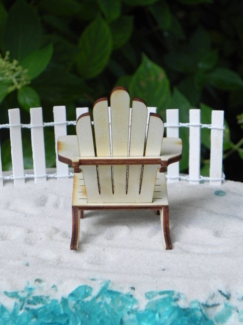 Personalized Miniature Adirondack Chair 2 Chairs Fit on - Etsy