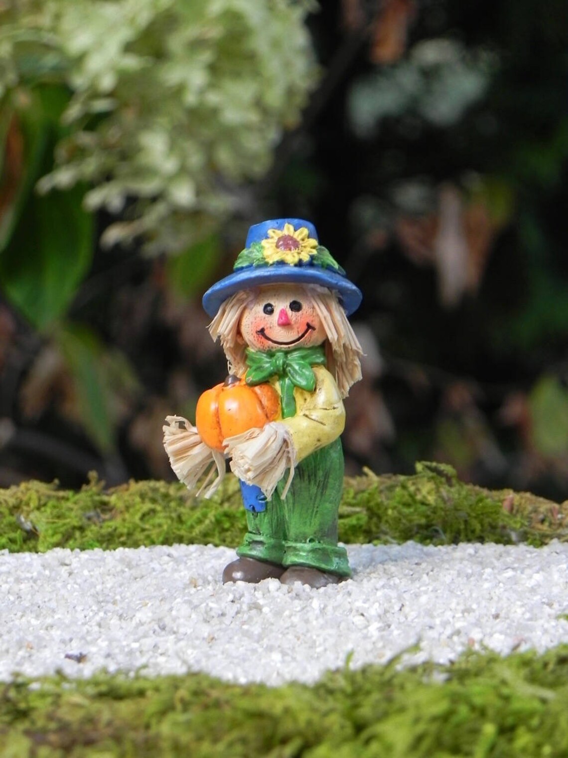 Miniature Garden Scarecrow Halloween Fall Autumn Miniatures - Etsy