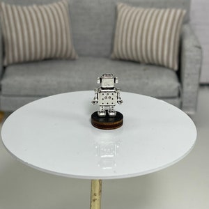 Miniature Robot Dollhouse Figure, Dollhouse Child's Room Decor, Mini ...