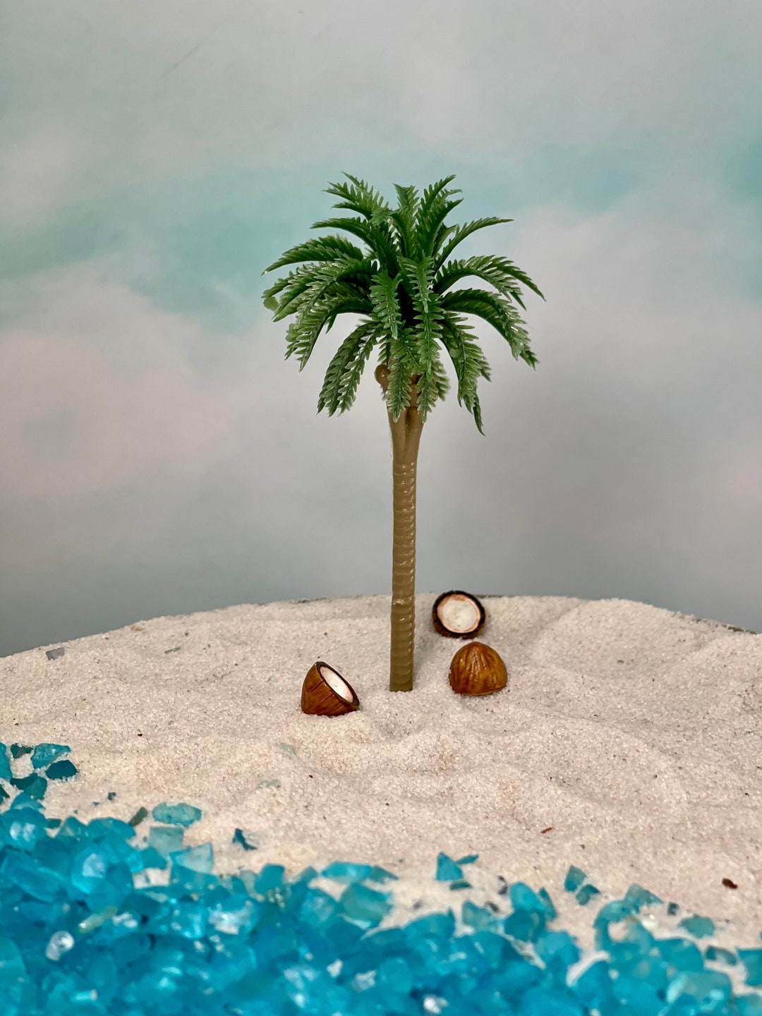 Miniature Coconuts, Miniature Palm Tree, Miniature Beach Garden ...