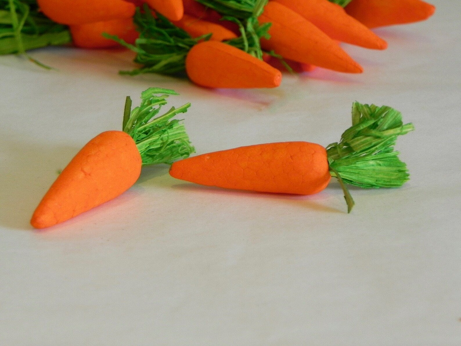 Miniature Carrots Easter Miniatures Small Foam Vegetable DIY - Etsy