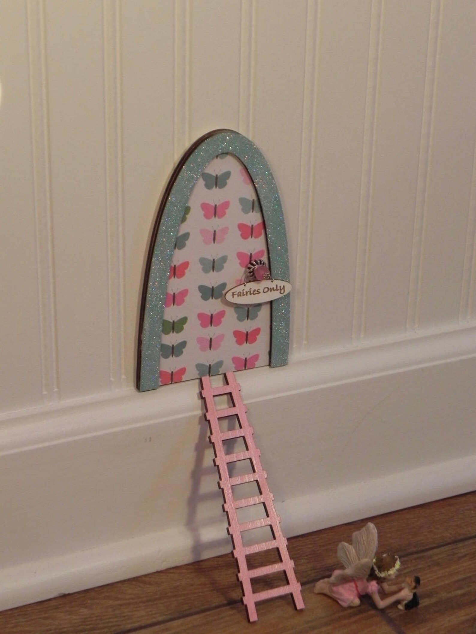 Fairy Garden Ladder ONE, Miniature Accessories for Fairy Garden Door ...