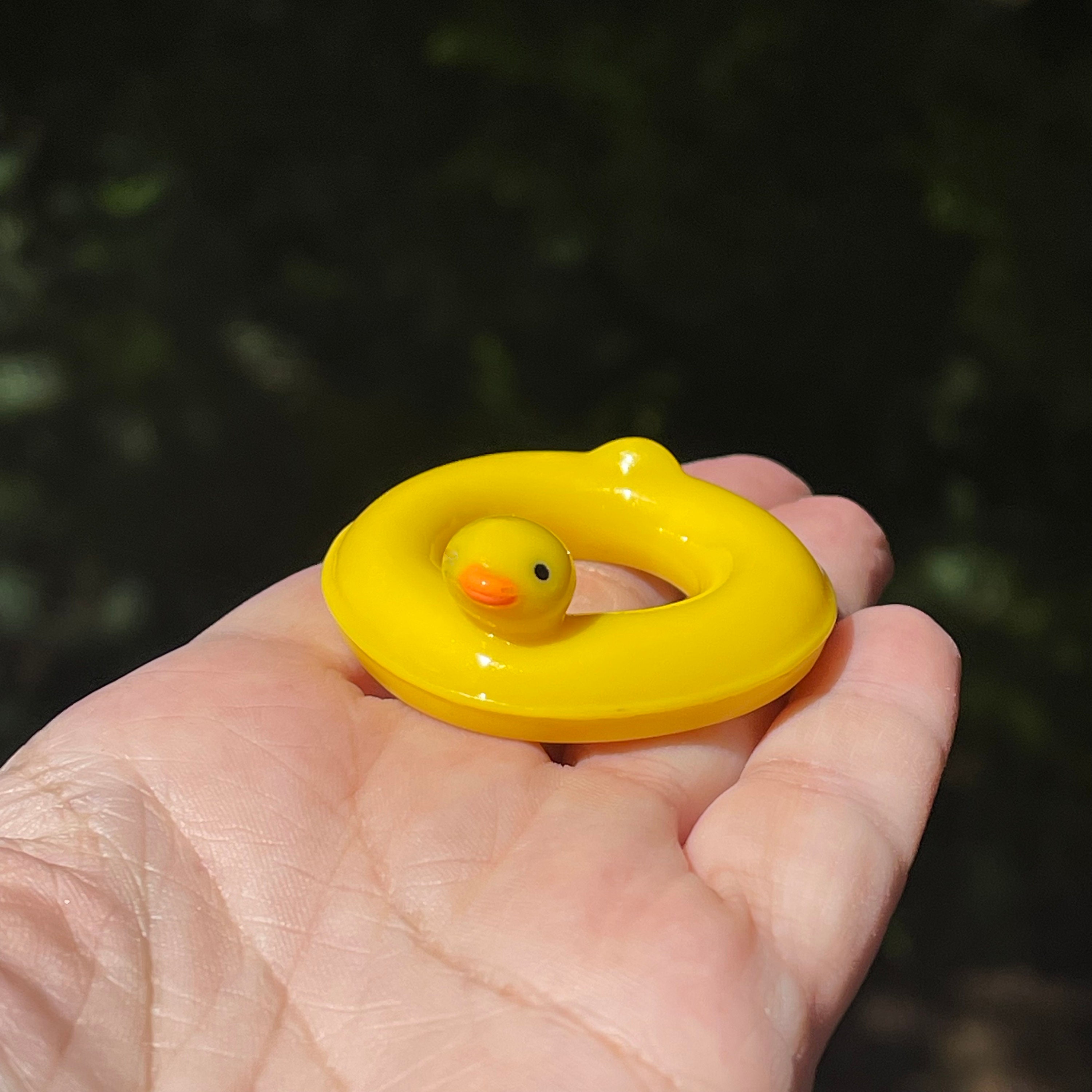 Miniature Float, Duck Floatie, Doll Accessory, Fairy Garden, Beach ...