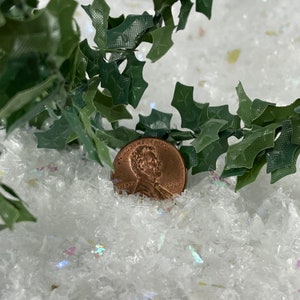 Miniature Artificial Holly Leaf Garland Roping, Mini Floral Supplies ...