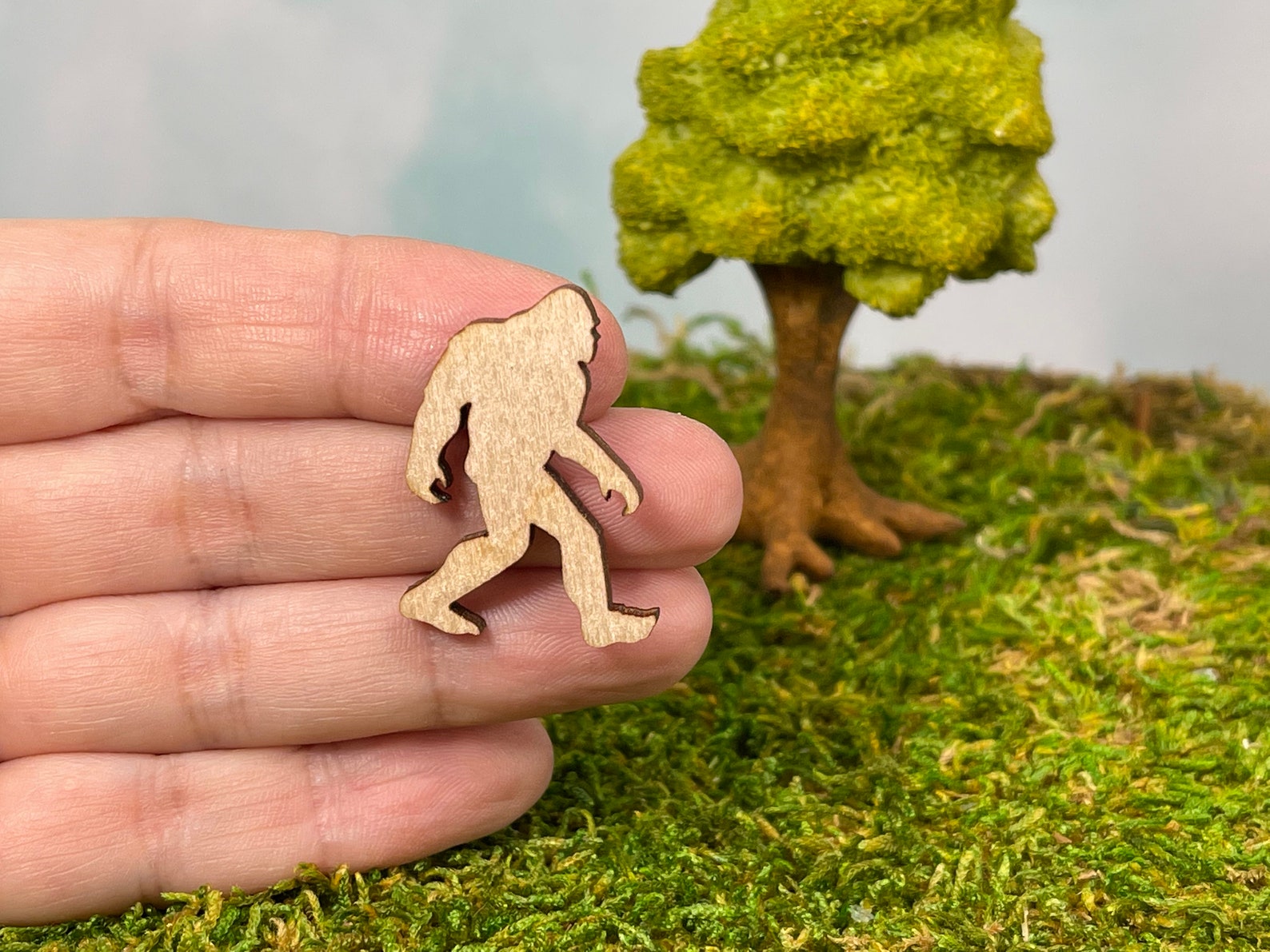 Mini Bigfoot Small Miniature Bigfoot Blanks Wooden Cutout | Etsy