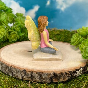 Miniature Yoga Fairy, Meditating Fairy, Miniature Namaste Sign ...