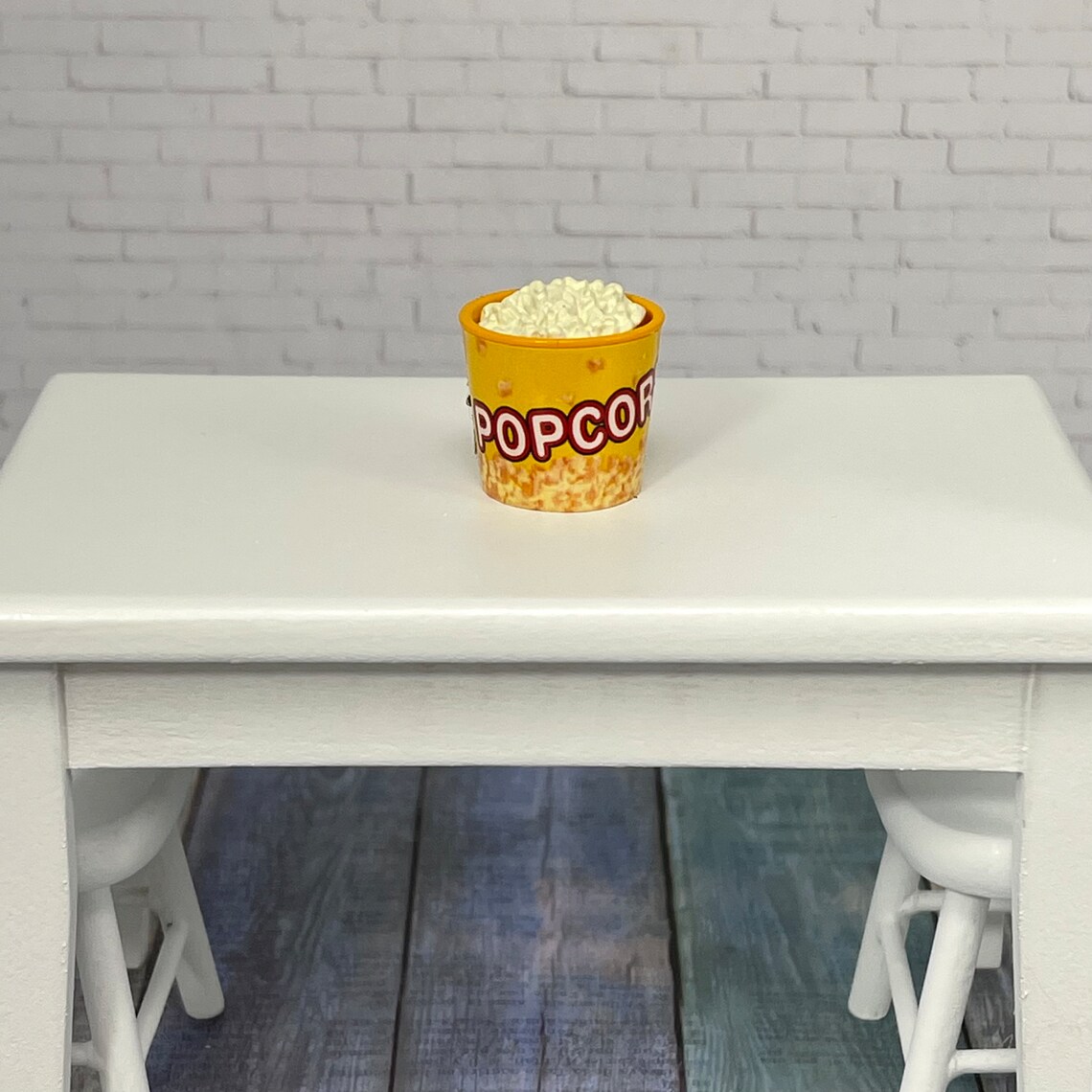 Miniature Popcorn Tub Bucket, Dollhouse Miniatures, Fairy Garden ...