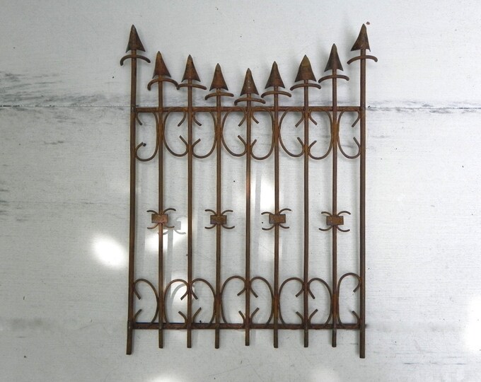 Miniature Hinged Wooden Gate With Stone Posts Fairy Garden Accessories ...