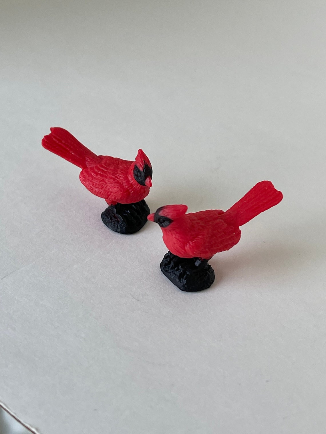Miniature Cardinal Fairy Garden Accessory terrarium mini | Etsy