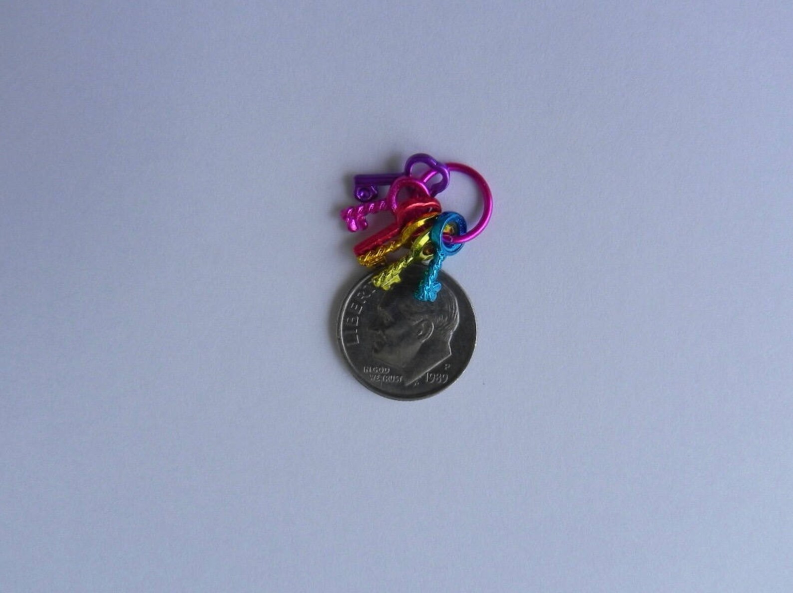 Miniature Keys, Dollhouse Keys, Colorful Mini Key Set, Keys for Fairy ...