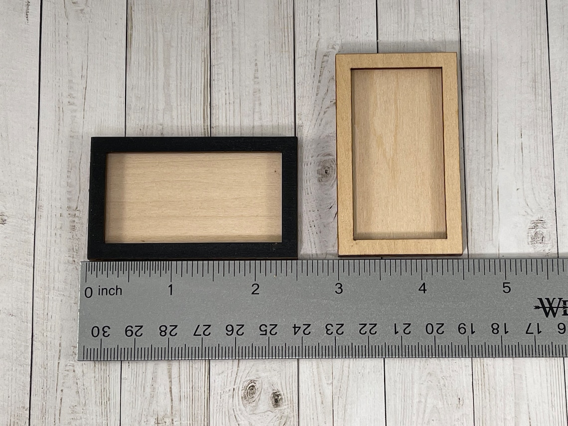 Miniature Picture Frame, Handmade Picture Frame for Dollhouse, Laser ...