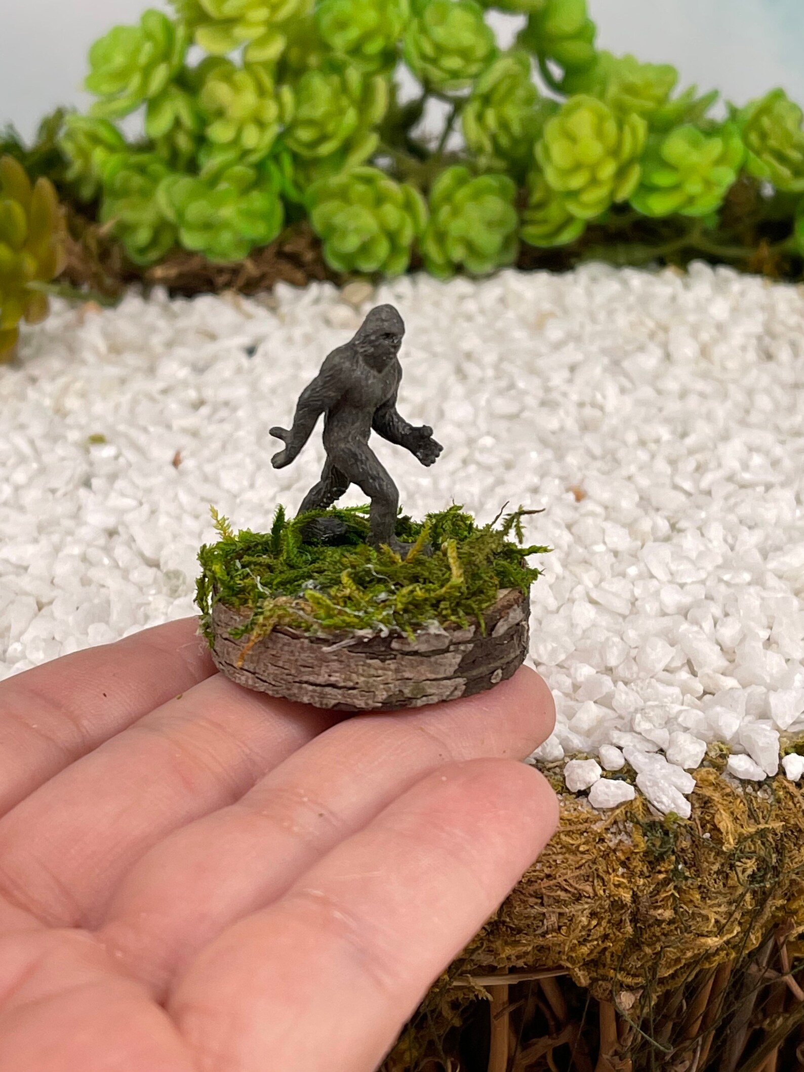 Micro Miniature Bigfoot Tiny Sasquatch Fairy Garden - Etsy