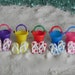 Miniature Beach Bucket Assorted Colors, Mini Flip Flops, Flip Flop Sold ...