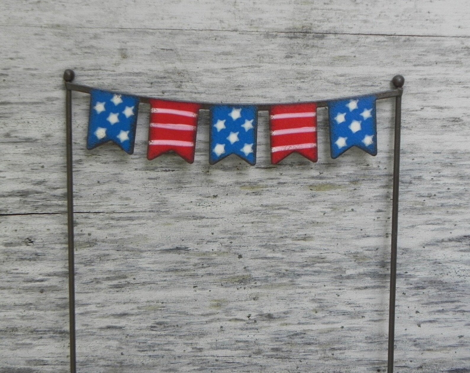 Miniature Fairy Garden Flags Patriotic July 4 Red White - Etsy