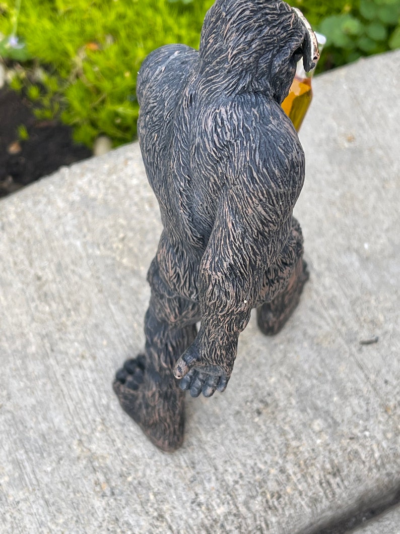 Miniature Bigfoot Figurine, 5" Tall Miniature Sasquatch Figurine ...