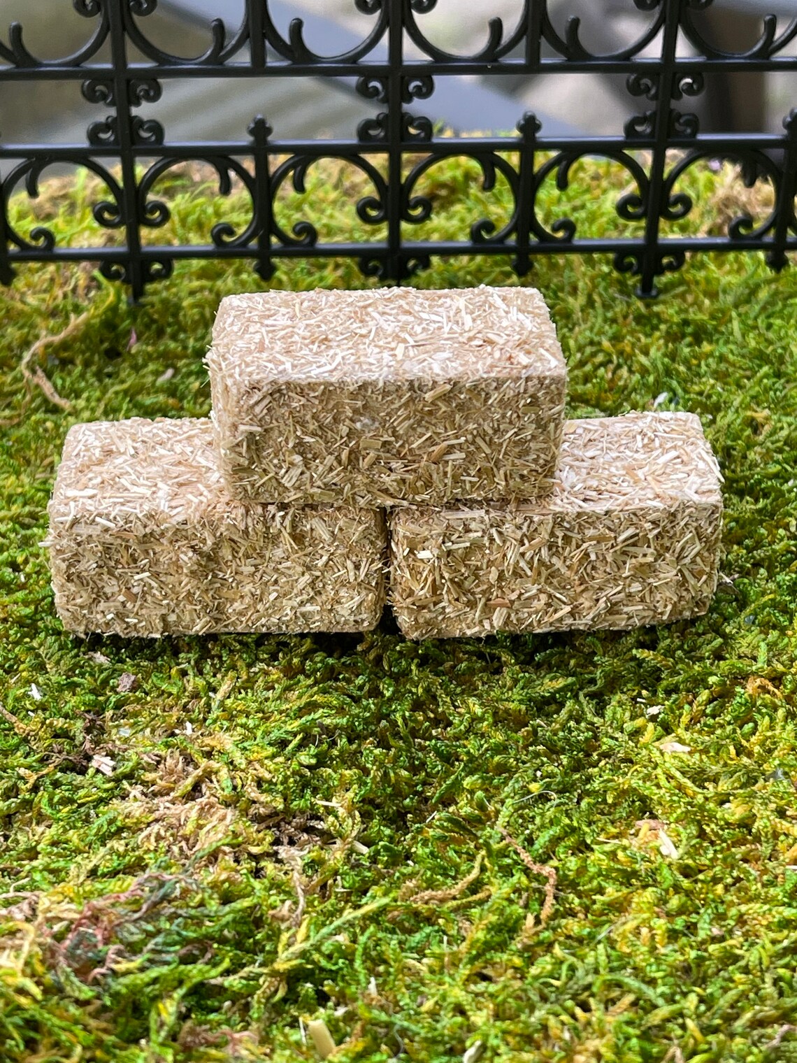 Mini Hay Bales, Miniature Hay Bales, Halloween Miniatures, Fall ...