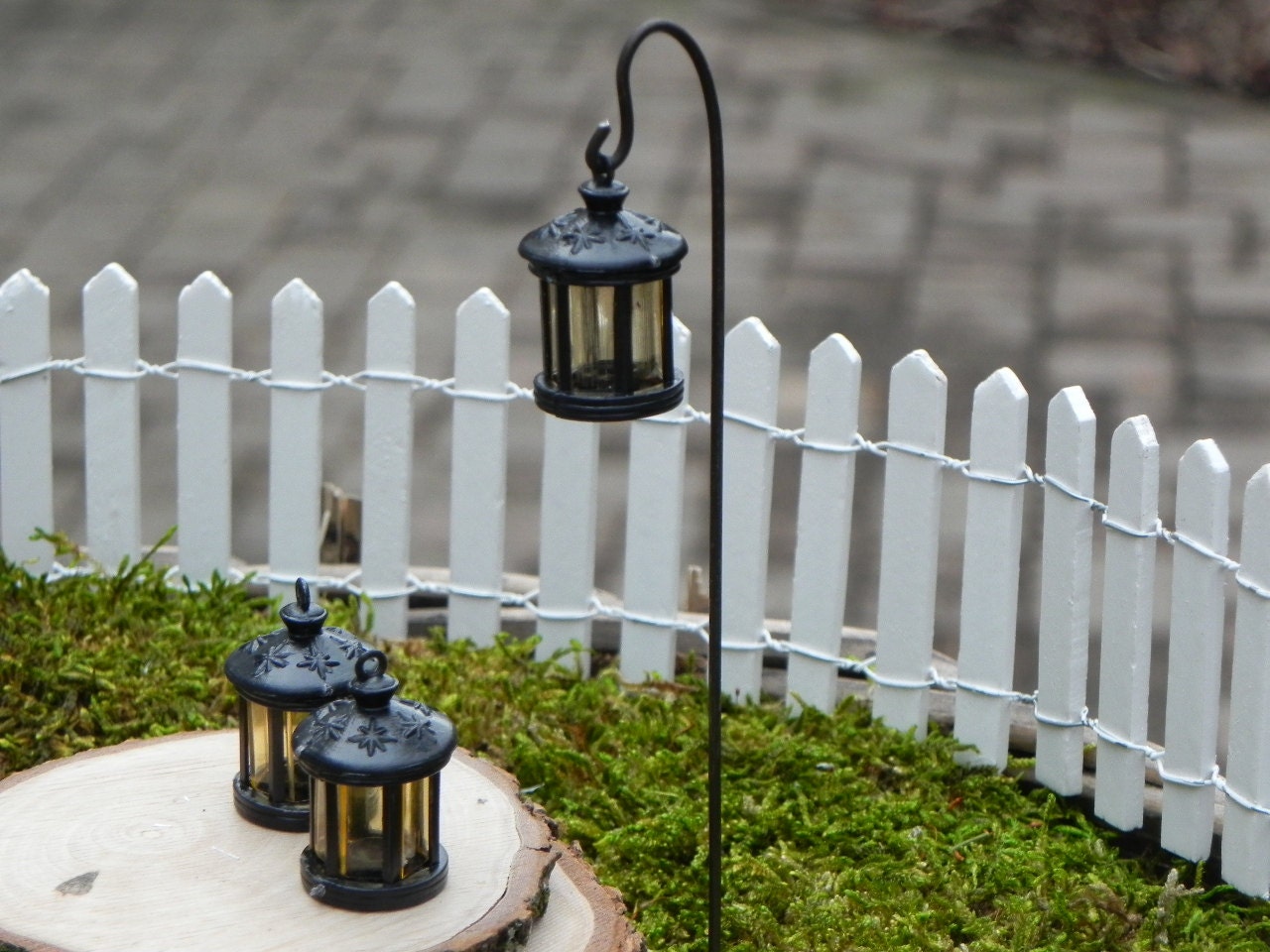 Miniature Shepherd Hook Fairy Garden Decorative Wire Hook - Etsy