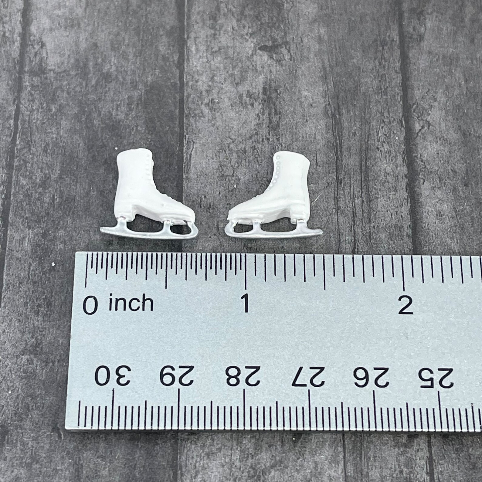Miniature Pair of Ice Skates, Fairy Garden Accessories, Terrarium ...