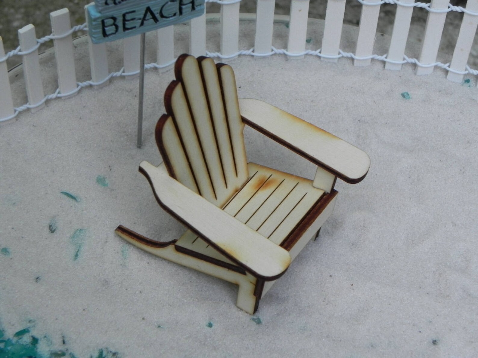 Personalized Miniature Adirondack Chair 2 Chairs Fit on - Etsy