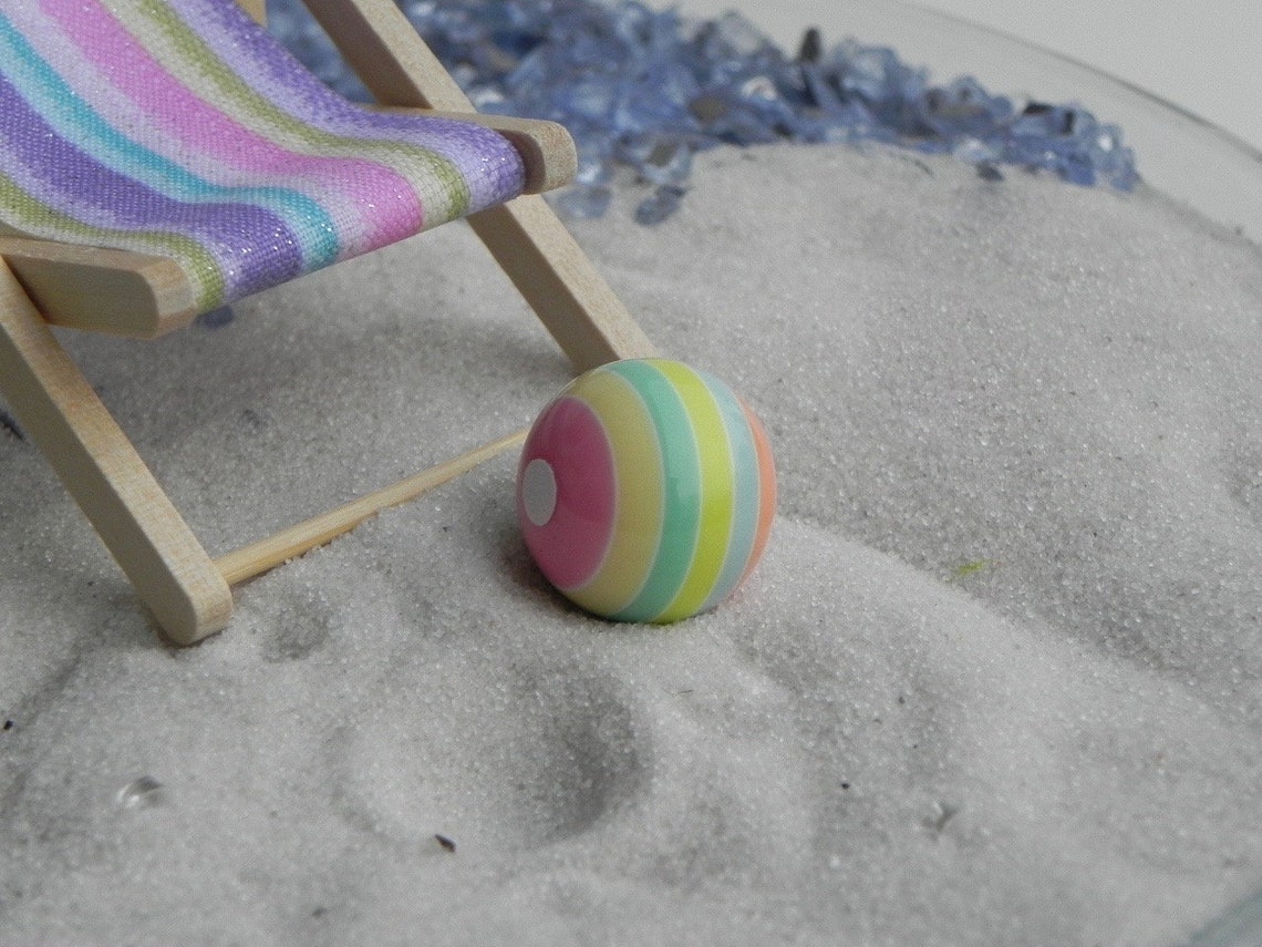 Miniature Beach Ball Coastal Garden Fairy Garden - Etsy