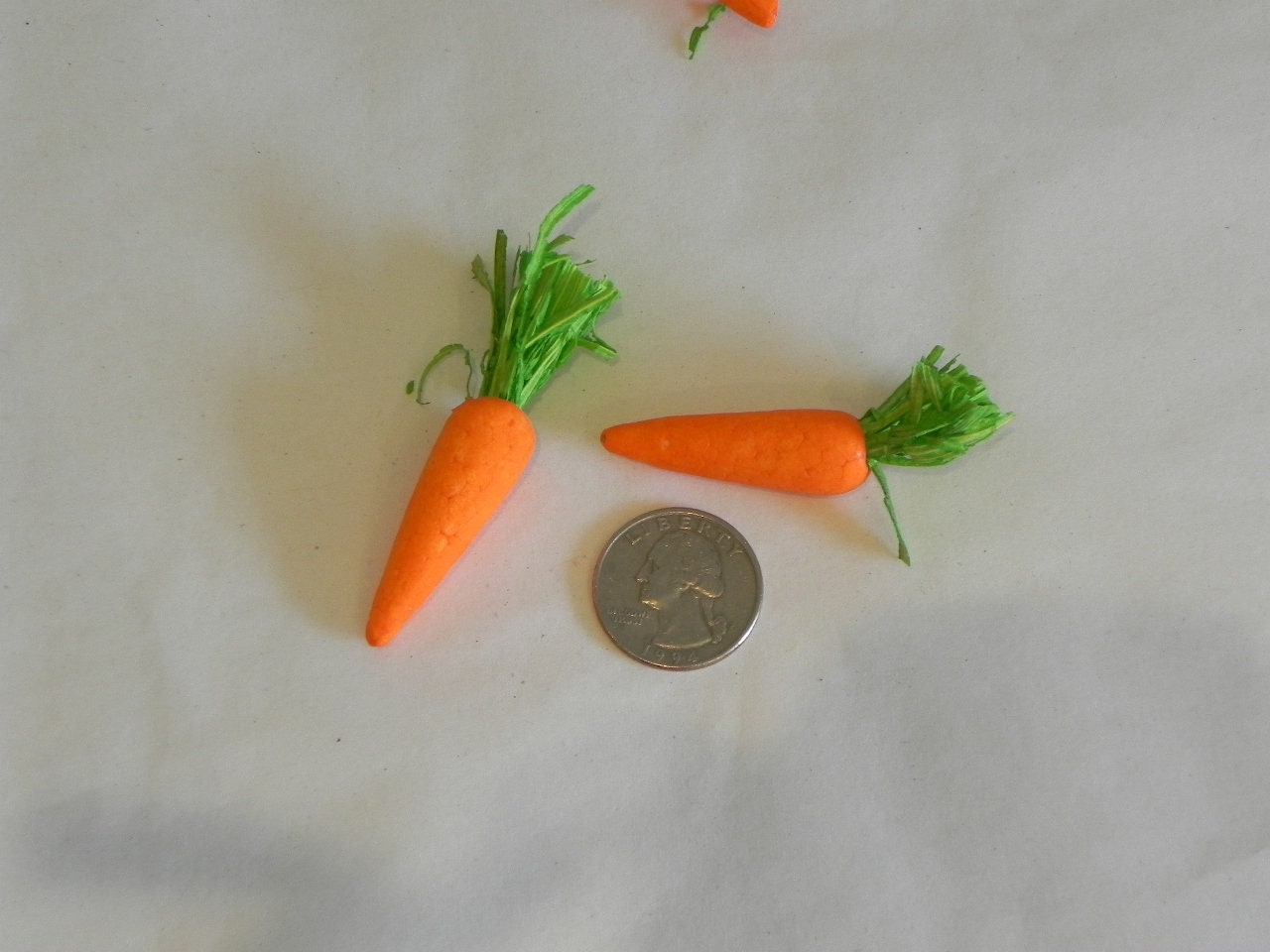 Miniature Carrots Easter Miniatures Small Foam Vegetable DIY - Etsy