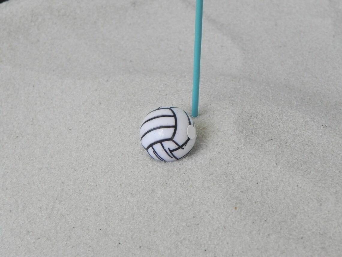 Miniature Volleyball, Fairy Garden Accessories, Beach Garden Miniature ...