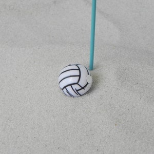 Miniature Volleyball Net, Miniature Volleyball, Beach Miniatures, Cake ...