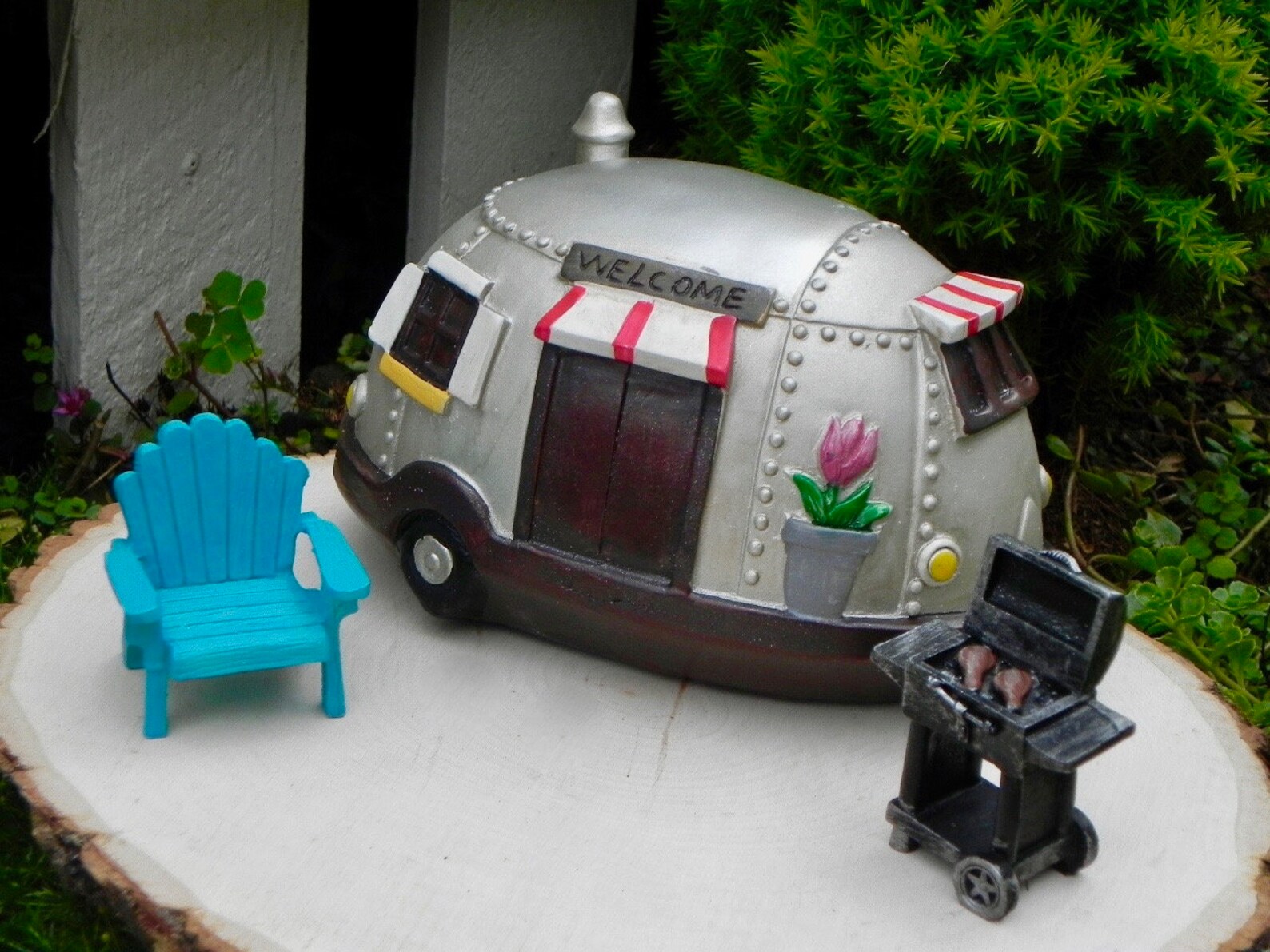 Miniature Camper Trailer Fairy Garden Accessories Supply for - Etsy