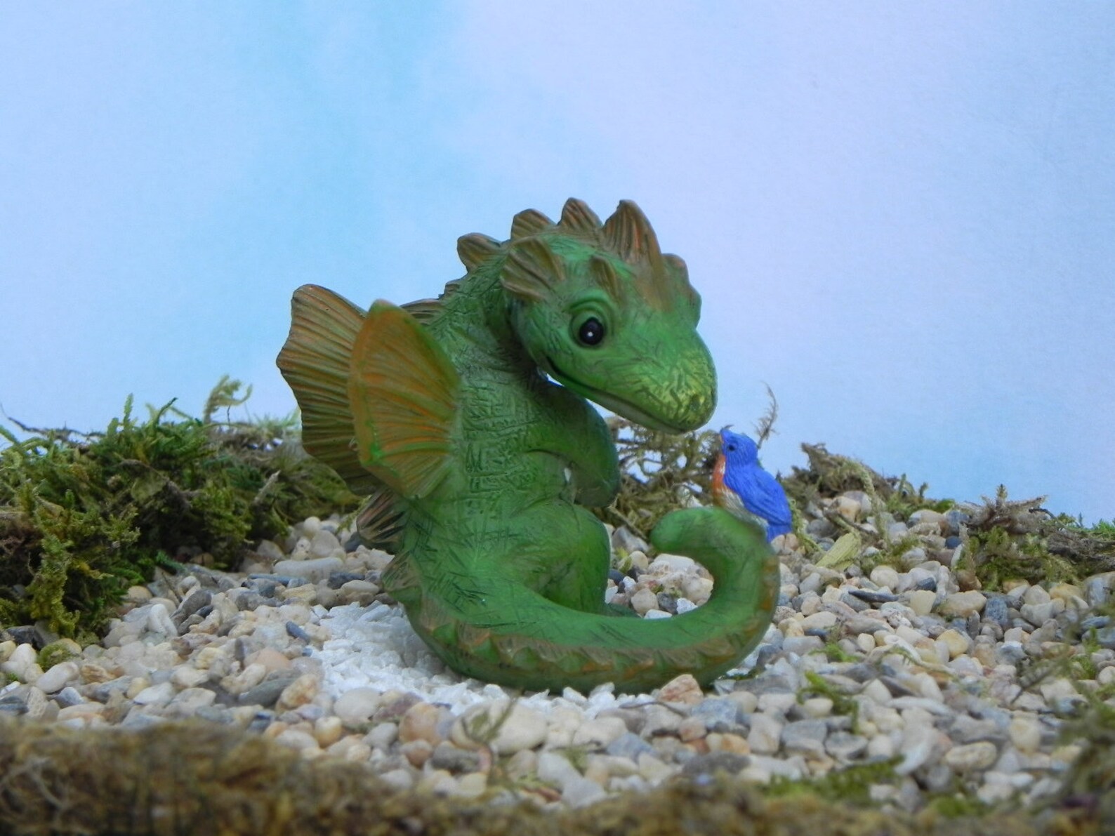 Fairy Garden Dragon Quiet Conversation Miniature Dragon - Etsy