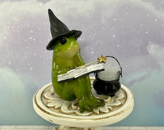 Wizard FROG Stuffed Animal | Cheeky Frog Amigurumi | Thicc Wizard Frog ...