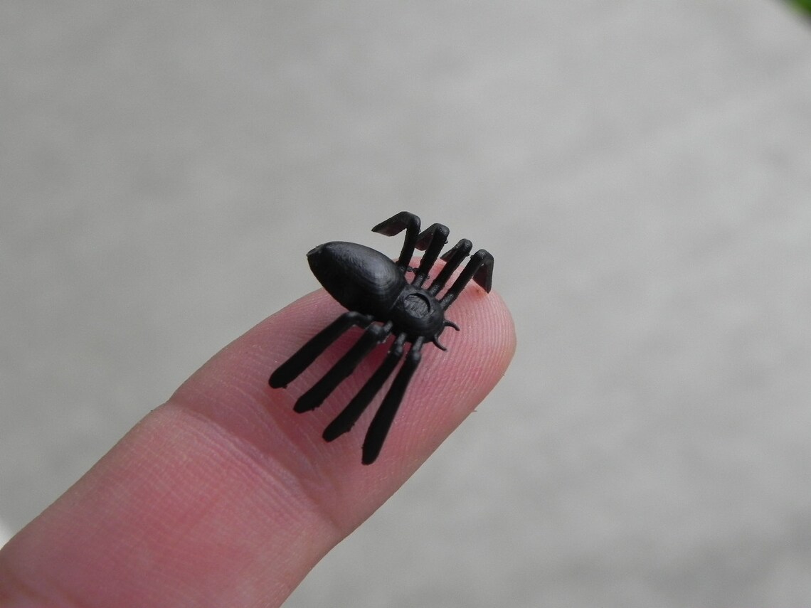 Miniature Spiders Plastic Fairy Garden Accessories Terrarium - Etsy