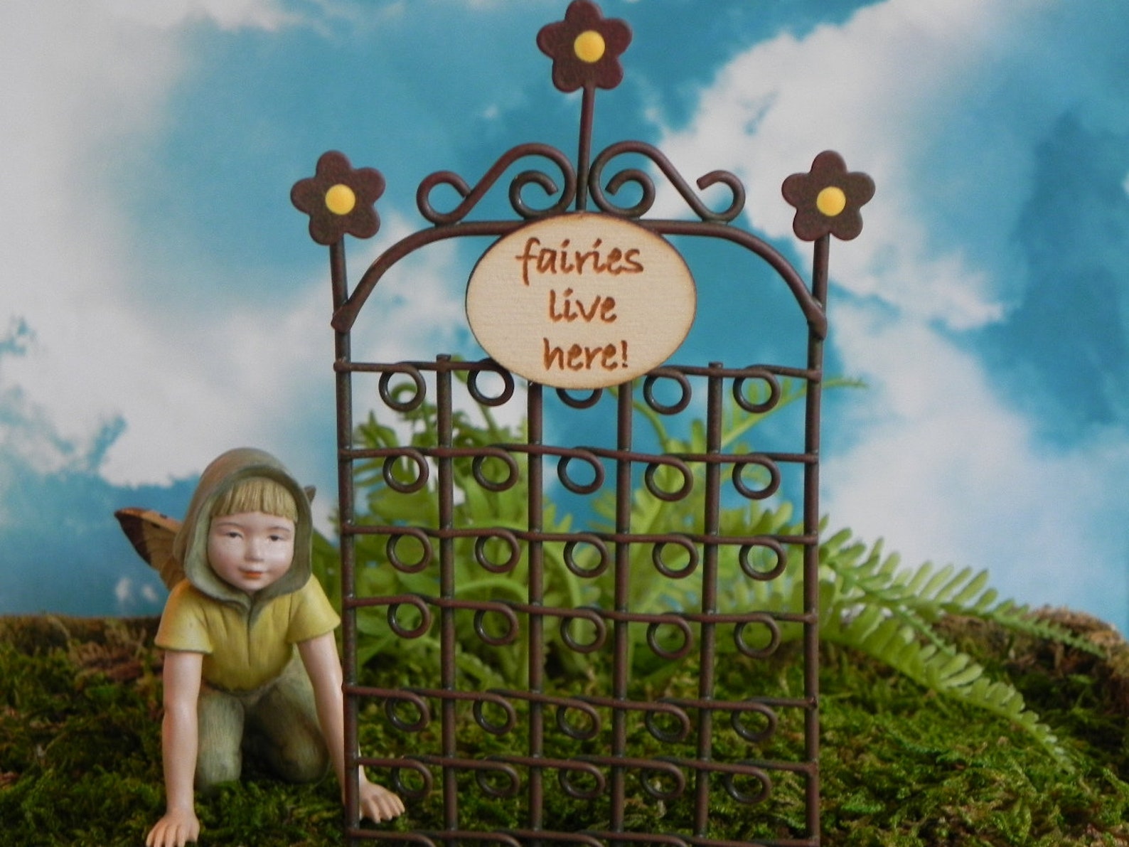 Fairy Garden Gate Comes With or Without Your Choice of Laser | Etsy